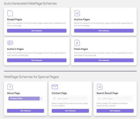 Web Pages - Actus Deep Schema